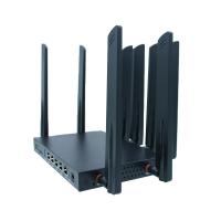 China Dual Band WS1218 5g Industrial Wifi Router Black Metal Shell 1200Mbps for sale