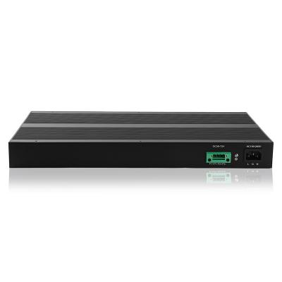 China HUASIFEI 24 Gigabit Port Managed Hardened Poe Switch 4 SFP Slot Ports for sale