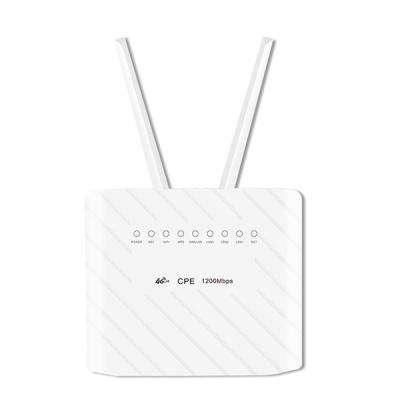 China 1200Mbps CAT6 4G Cpe Router Dual Band With SIM Slot Rj45 Port for sale