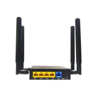 China HUASIFEI Black Iron Shell 4G Wifi Router Openwrt 300Mbps With SIM Slot for sale
