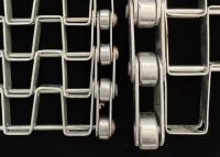 China Food Processing Heavy Duty Stainless Steel Flat Wire Conveyor Belt Mill Finish for sale
