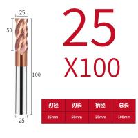 China Tungsten Steel Four-edge Milling Cutter with Nano-coating of Hard Alloy Flat Blade for CNC machining CNC Milling Tool for sale
