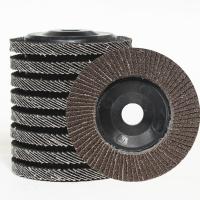 China Angle Grinder Flap Disc Calcined and Thickened Plastic Caps 1000-blade Louvers Sanding Wheel. for sale