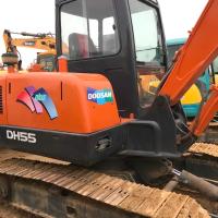 China Originally Doosan Excavator DH55 Cheap Excavator 5 tons Used Doosan Excavators for sale
