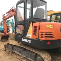 China Originally Doosan Excavator DH55 Cheap Excavator 5 tons Used Doosan Excavators for sale