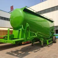 China Low Density Powder Transport Semi Trailer Bulk Cement Tanker Powder Semi-trailer for sale