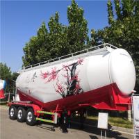China Powder Semi trailer Truck Semi Trailer Cement Tanker Semi-trailer Truck Trailer for sale