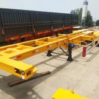 China New 40ft Container Semi Trailers Truck Semi-trailer 20 feet Skeleton Semi Trailers for sale
