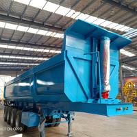 China U-Shape 40 CBM 45 CBM Dump Truck Semi Trailer Tipper Trailer Tipper Dump Trailer for sale