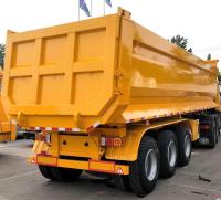 China Earthwork Transportation Semi Trailer 45CBM Semi Trailer U Shape Big Semi Trailer for sale