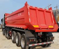 China Earthwork Transportation Semi Trailer 45CBM Semi Trailer U Shape Big Semi Trailer for sale