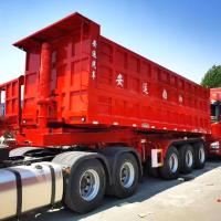 China Self-unloading Semi Trailer Dump Truck Large Truck Trailer Semi Trailer for Africa for sale