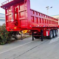 China Self-unloading Semi Trailer Dump Truck Large Truck Trailer Semi Trailer for Africa for sale