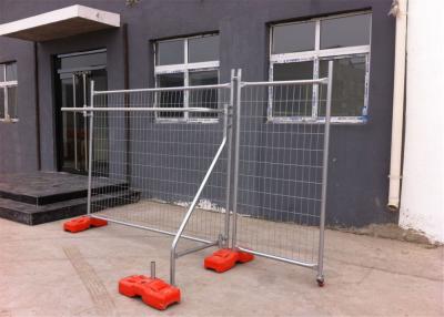 China OD40mm temporary fencing panels 2.1mx2.4m AS4687-2007 Mesh 60mm*150mm*2.5mm wire diameter for sale