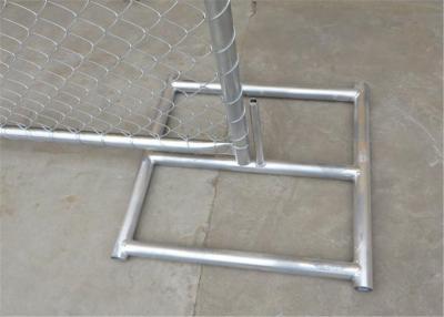 China 6'x12' ,8foot x 12foot construction chain link fence panels  2⅜