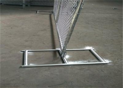 China 8FT X 12FT 12.5GA wire 38mm outer tubing temp chain link construction security fence panels for sale