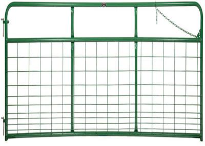 China 1 3/4″ O.D. round tubular steel WIRE MESH GATE for sale