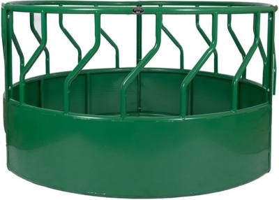 China HEAVY BOTTOM  CLOSED ROUND BALE FEEDER Powder Coated RAL 6005 for sale