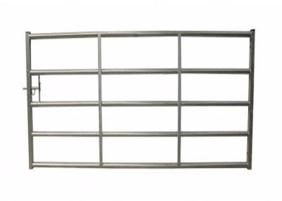 China 1.8m x 2.1m, 1.6 x 2.1m, 1.8m x 2.4m 42mm hot dipped galvanized cattle farm gate fence / used corral panels for sale
