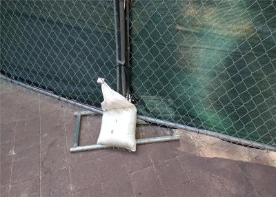 China 6'x12' temporary chain link fence steel tubing 1½