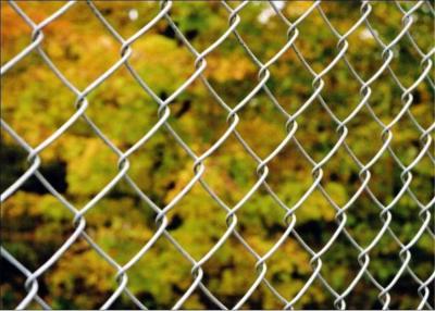 China Diamond wire mesh/6ft Black Vinyl Coated Galvanized Chain Link Fence for sale