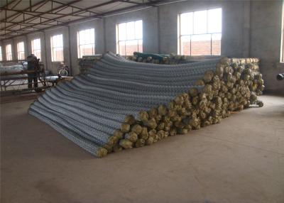 China Galvanized Steel and PVC Coated Galvanized Steel Chain Link Fence Netting for sale