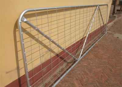 China Powder Coated Heavy Duty Gate N Stay 12' (3600mm) 2.3mm wall thick - Mesh Metal Farm Gates for sale