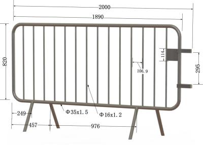 China Crowd Control Barriers  1