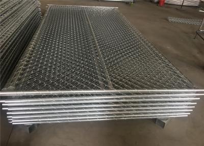 China 6'x9.5' construction chain link fence 2⅜