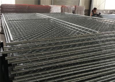 China 6'x10' smart chain link construction fence aperture 2⅜