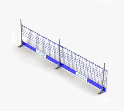 China Portable Powder Coated Temporary Edge Fall Protection Barrier for sale