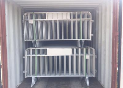 China Galvanized Temporary Fence Crowd Control Barrier for sale
