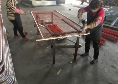 China Orange Chain Link Fabric construction barriers with 1