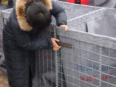 China Metal Security Barrier MIL 4 Defense Hesco Bastion for sale