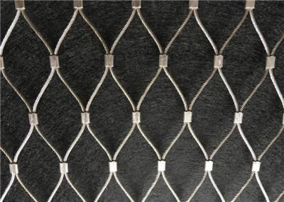 China Stainless Steel 316L Ferruled Model And Woven Black Oxide Wire Rope Mesh for sale