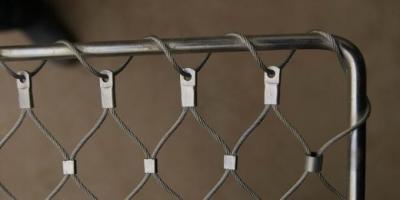 China Cable Stainless Steel Wire Rope Mesh Safety Net for sale