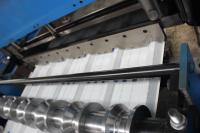China 7.5KW Single Layer Roll Forming Machine 18m/min 3.5T Roof Panel for sale