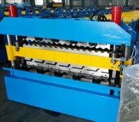 China 0.7mm Double Layer Roll Forming Machine , Double Layer Roof Wall Panel Roll Forming Machine for sale