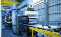 China Automatic Continuous PU Sandwich Panel Machine Roller Shutter Forming Machine for sale