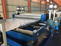 China 50mm PU Sandwich Panel Machine , 7m/min Continuous PU Sandwich Panel Line for sale