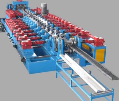 China Cr12 Mould Steel Framing C Z Purlin Forming Machine With Post Cutting for sale