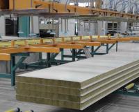 China Large Capacity Pu Sandwich Panel Line Max Panel Width 1000mm & Max Panel Thickness 150mm for sale