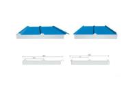 China 1200mm PU Sandwich Panel Machine , 80KW Continuous PU Sandwich Panel Line for sale