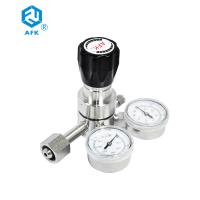 China R11 Stainless Steel Double Gauge 600psi Nitrogen Pressure Regulator For High Purity Gas for sale