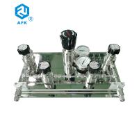 China AFK Panel Gas Pressure Regulator Stainless Steel Manual Double Side Air Supply for sale