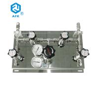 China AFK Panel Gas Pressure Regulator Stainless Steel Manual Double Side Air Supply for sale