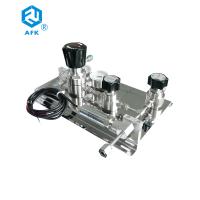 China AFK Pressure Changeover Manifold Regulator Panel System Gas Supply Stainless Steel for sale