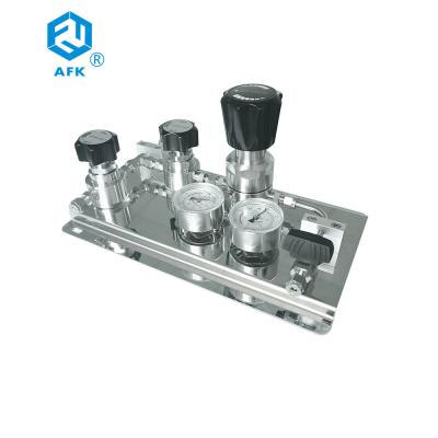 China AFK Pneumatic Manifolds Gas Pressure Regulator Panel Supply System for sale