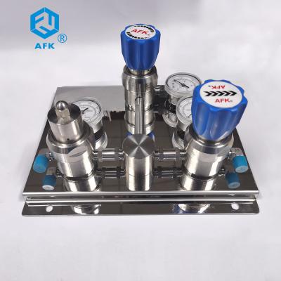 China R1100 Serie Changeover Manifold Regulator Stainless Steel Semi Automatic for sale