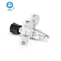 China Nitrogen Helium Propane Gas Pressure Reducing Valve Stainless Steel High Pressure Dual Stage for sale